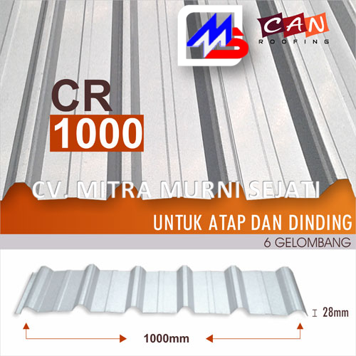 Atap Zincalume Can Roofing - Distributor Resmi | CV. Mitra Murni Sejati